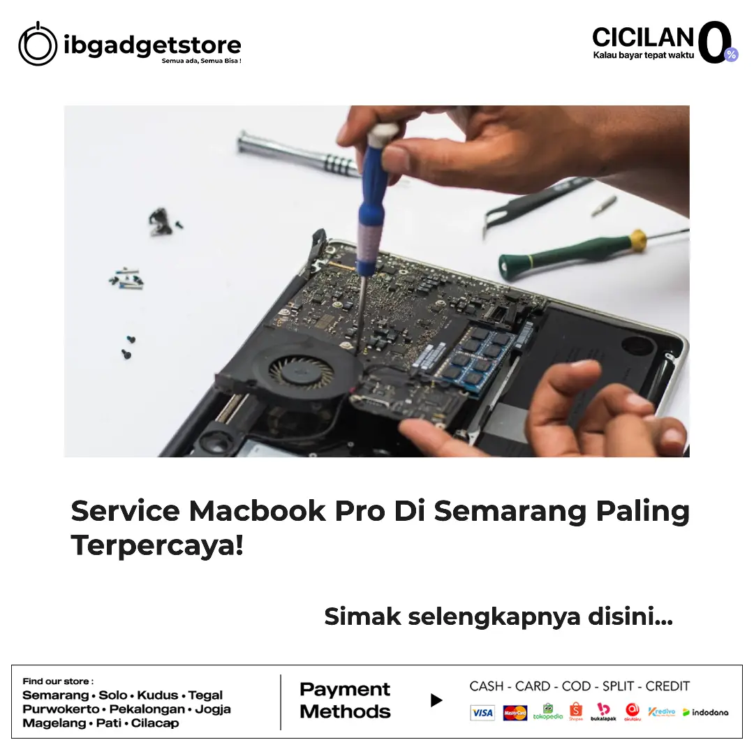 Service Macbook Pro Di Semarang Paling Terpercaya! - IBGADGETSTORE