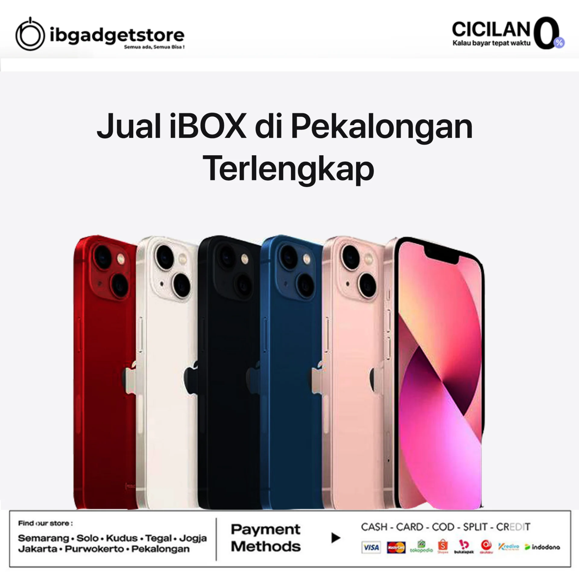 Jual iBOX di Pekalongan Terlengkap - IBGADGETSTORE