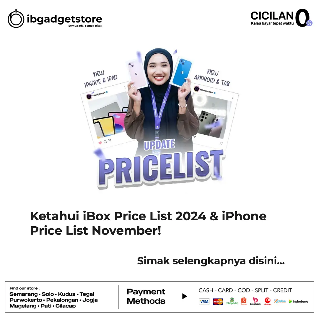 Ketahui iBox Price List 2024 & iPhone Price List November!